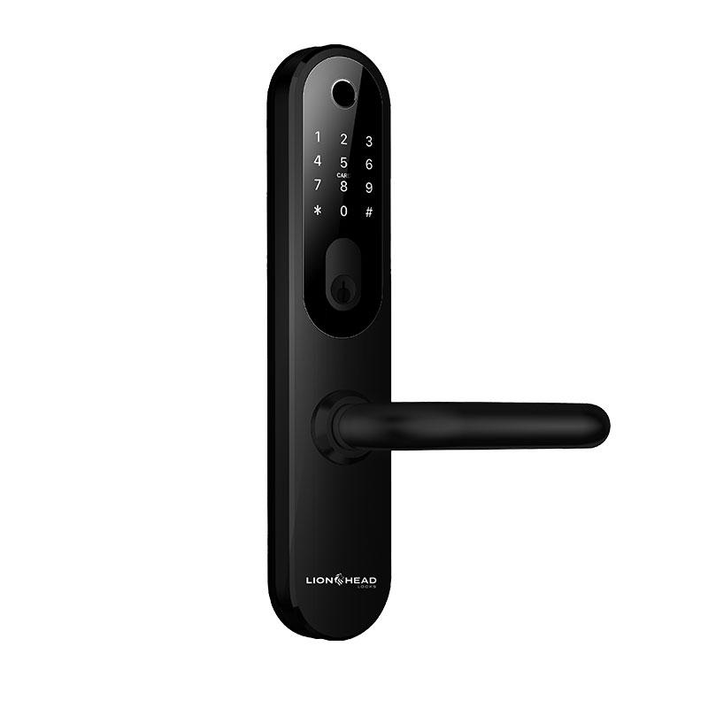 Lionhead Lock Bondi Luxe Series **BLACK** Electric Mortice Lock With B ...